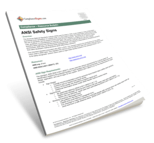 What to Know About ANSI Safety Signs - SafeWork Insider