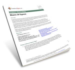 What to Know About Means of Egress Signs - SafeWork Insider