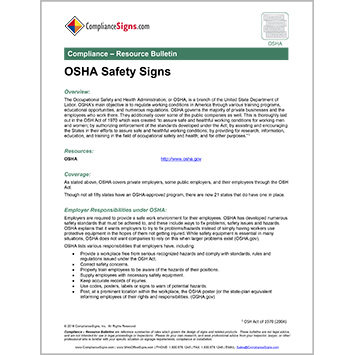 OSHA Safety Sign In Sheets