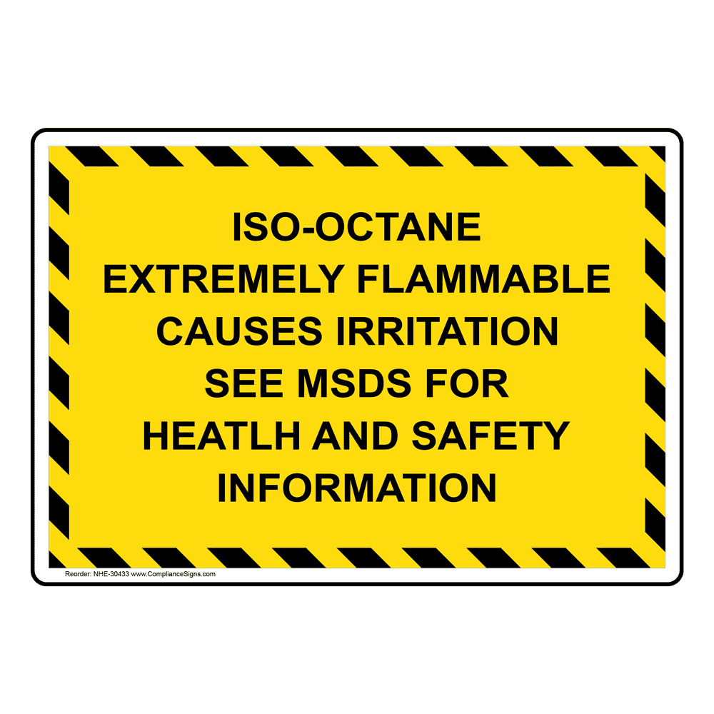 Hazardous Material (Hazmat), SDS / MSDS and Right to Know Signs