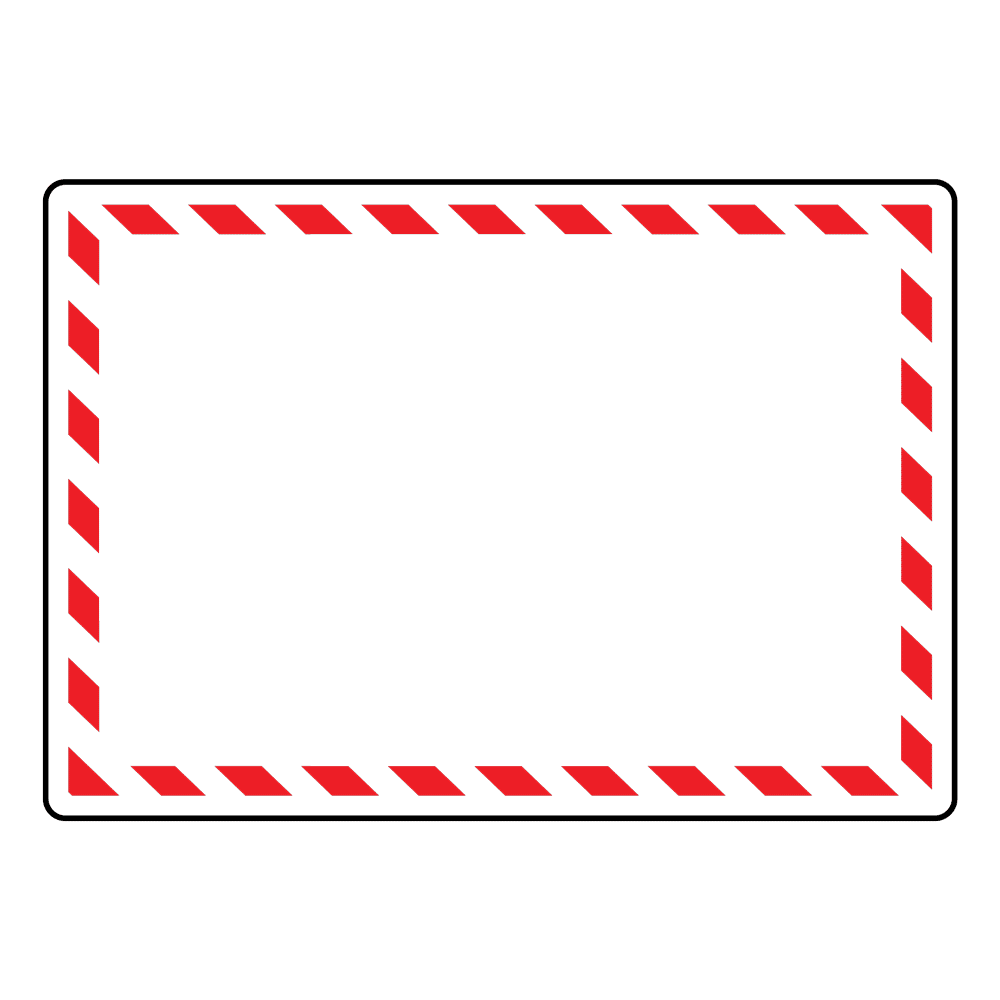 BLANK Signs - Create On-Site - Write-On - Solid Backgrounds, Borders ...
