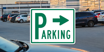 Parking Signs - Reflective Aluminum - Reserved - More