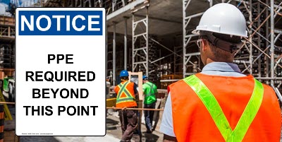 Personal Protective Equipment (PPE) Signs : ComplianceSigns, Inc.