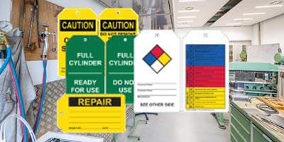 Safety Tags For Accident Prevention - Caution - Danger - OSHA - More
