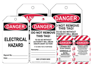 Safety Tags - LOTO - Inspection - Machinery - Ladder - Confined Space ...
