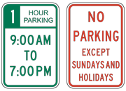 Parking Signs | ComplianceSigns