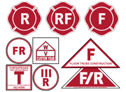 Fire / Emergency Signs and Labels : ComplianceSigns, Inc.
