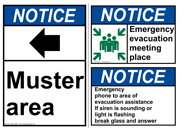 Emergency / Evacuation Signs : ComplianceSigns, Inc.