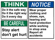 Safety Awareness Signs and Labels : ComplianceSigns, Inc.