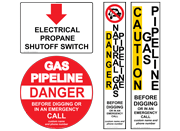 Pipeline / Utility Signs & Labels