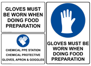 Personal Protective Equipment (PPE) Signs & Labels