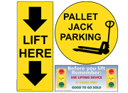 Crane Safety Signs, Labels & Posters