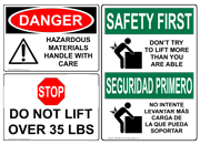 Material Handling Signs & Labels
