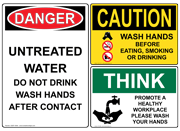 Handwashing Signs and Labels
