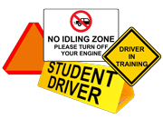 Transportation Safety and Traffic Control Signs & Labels