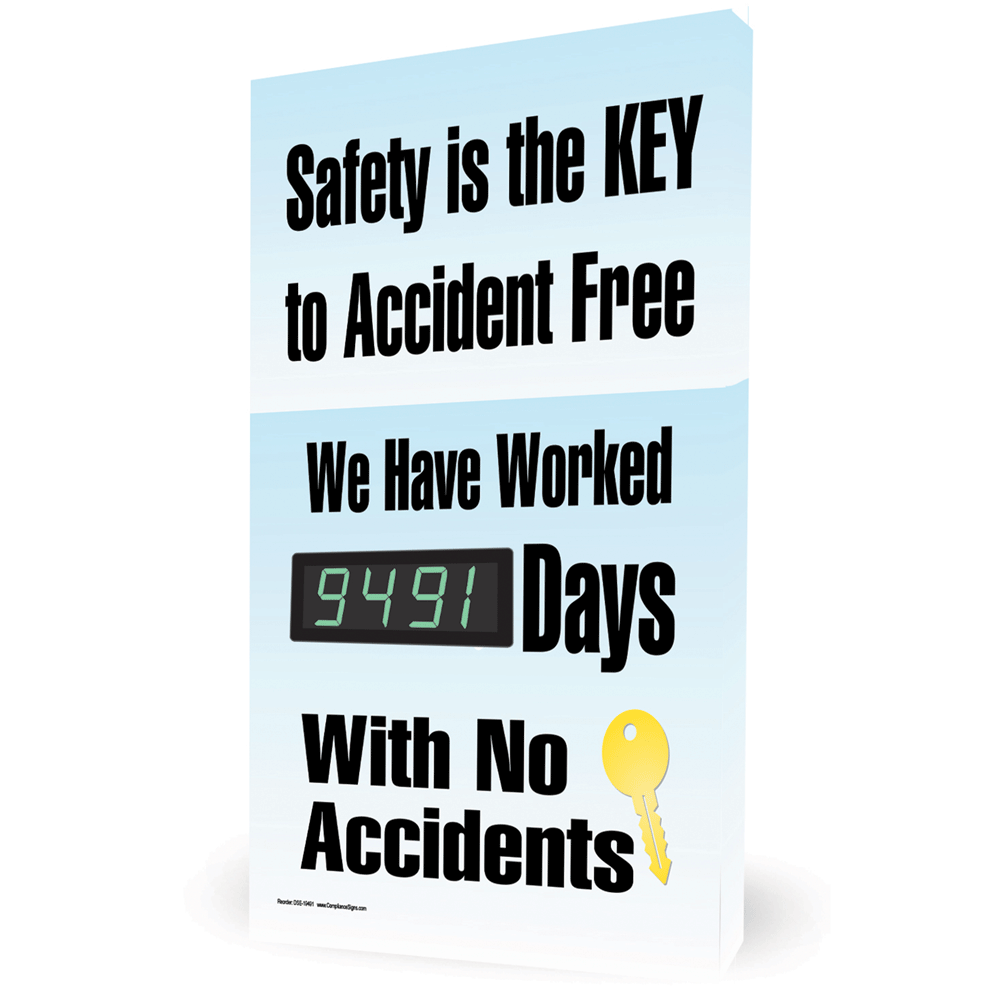 Safety Is Key To Accident Free - Digital Safety Scoreboard