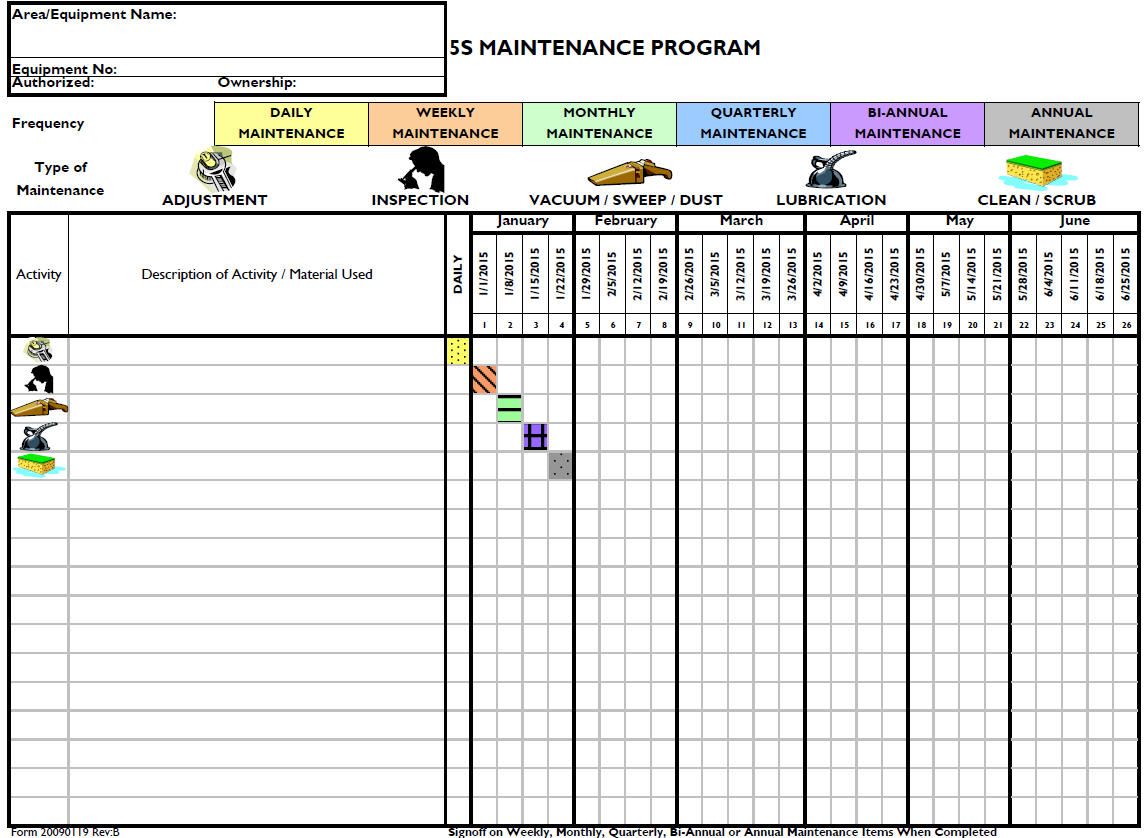 Free 5S Checklist Templates Free 5S Checklist Templates