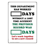 Industrial Notices - Days Without Injury