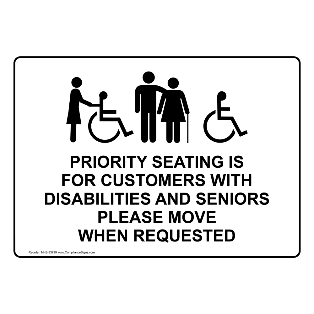 Family Priority Sign