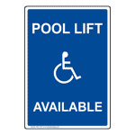 Pool/Spa/Water Safety - Pool/Spa Lift Signs and Labels