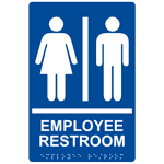 Employees Only Restroom Safety Signs from ComplianceSigns.com