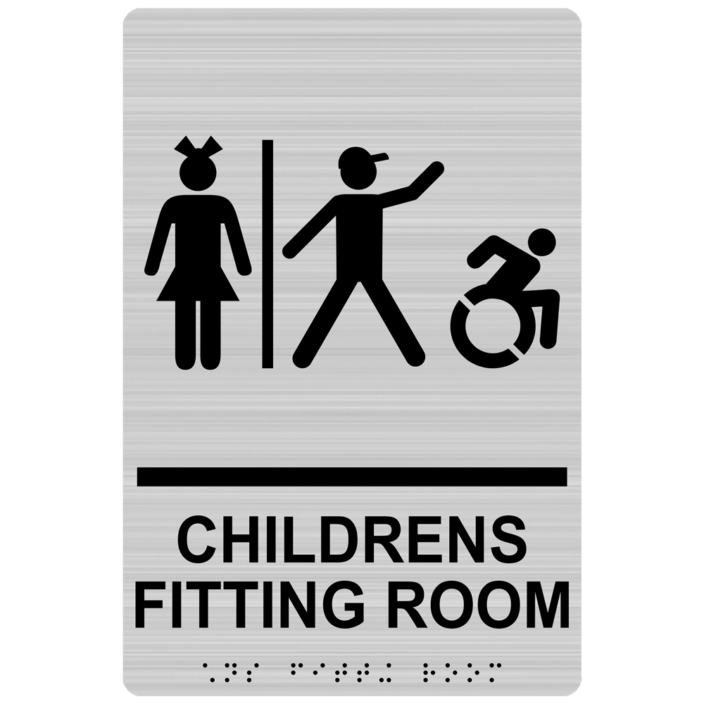 Portrait New York|Connecticut ADA Childrens Fitting Room Sign RRE ...