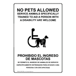 Accessibility - Service Animal Signs and Labels