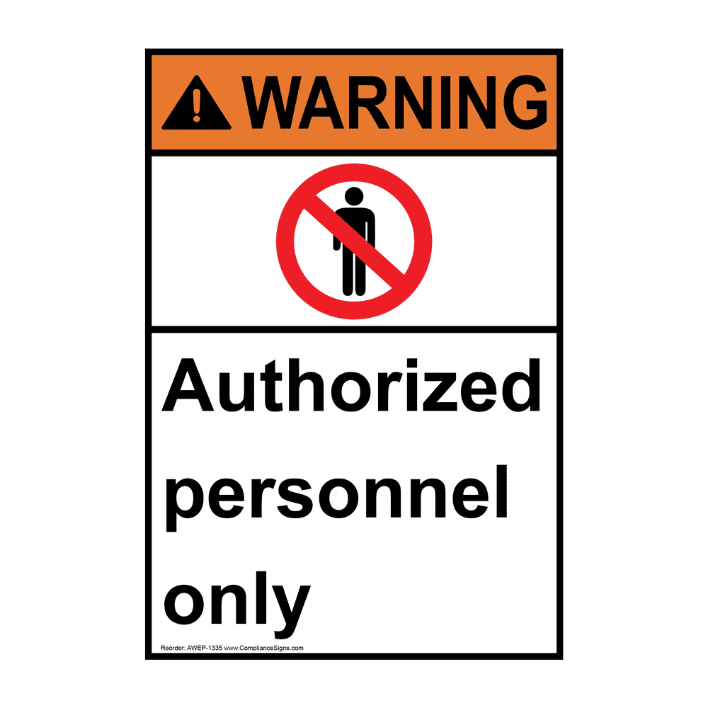 Authorized Personnel Symbols