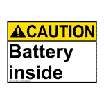 Electrical - Battery Signs and Labels