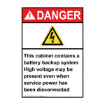 Electrical - Battery Signs and Labels