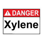 Chemical - Xylene SDS Signs and Labels