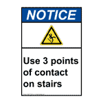 Transportation - Three Point Contact Signs and Labels
