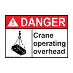 Industrial Notices - ANSI Crane Safety Signs and Labels