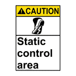 Electrical - ANSI Static & Grounding Signs and Labels