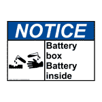 Electrical - Battery Signs and Labels