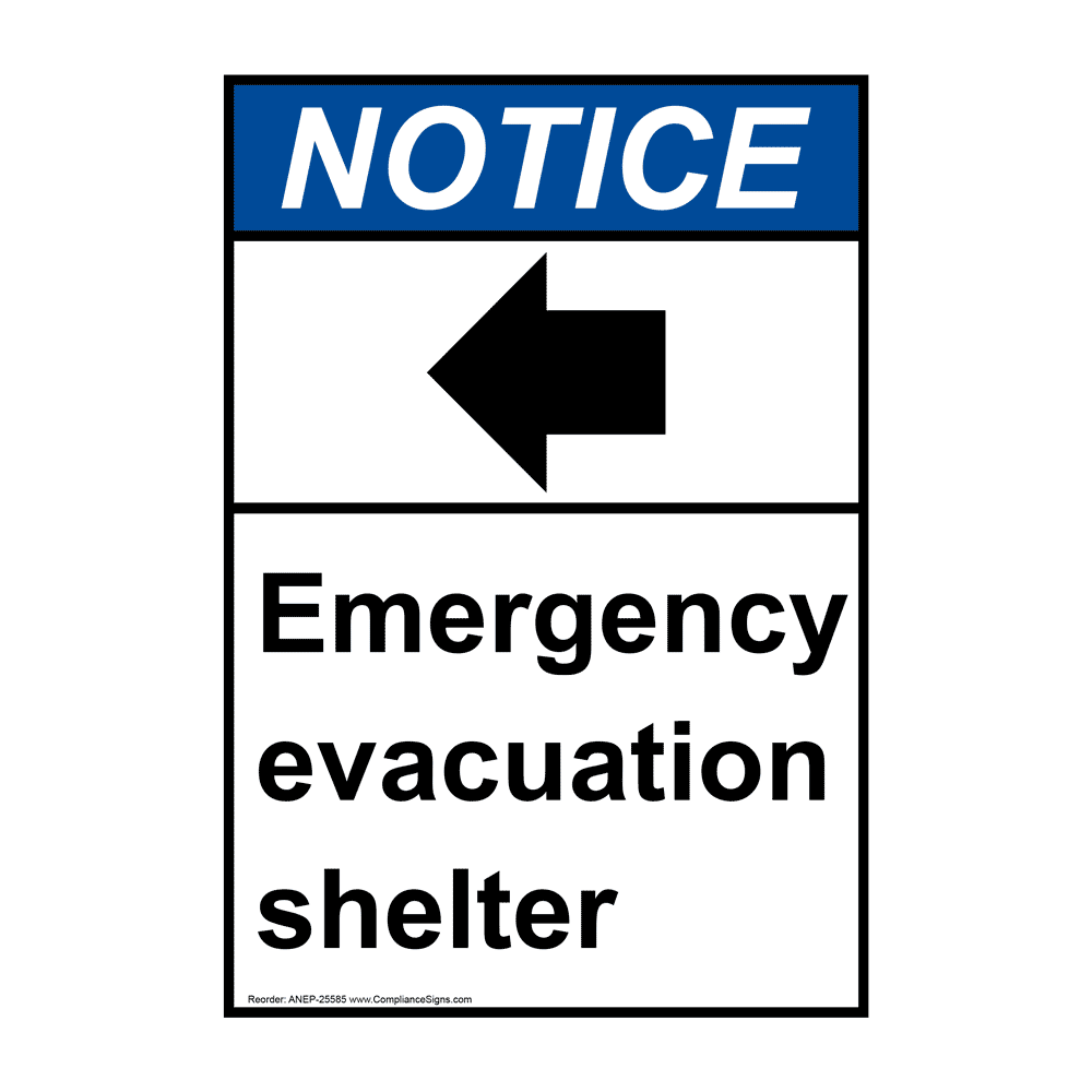 Evacuation Sign