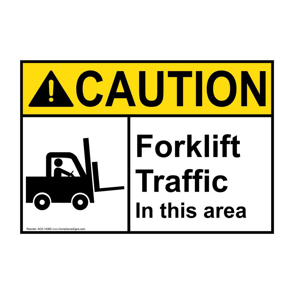Forklift Stop Signs