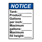 Fuel Tank Labels Safety Signs from ComplianceSigns.com