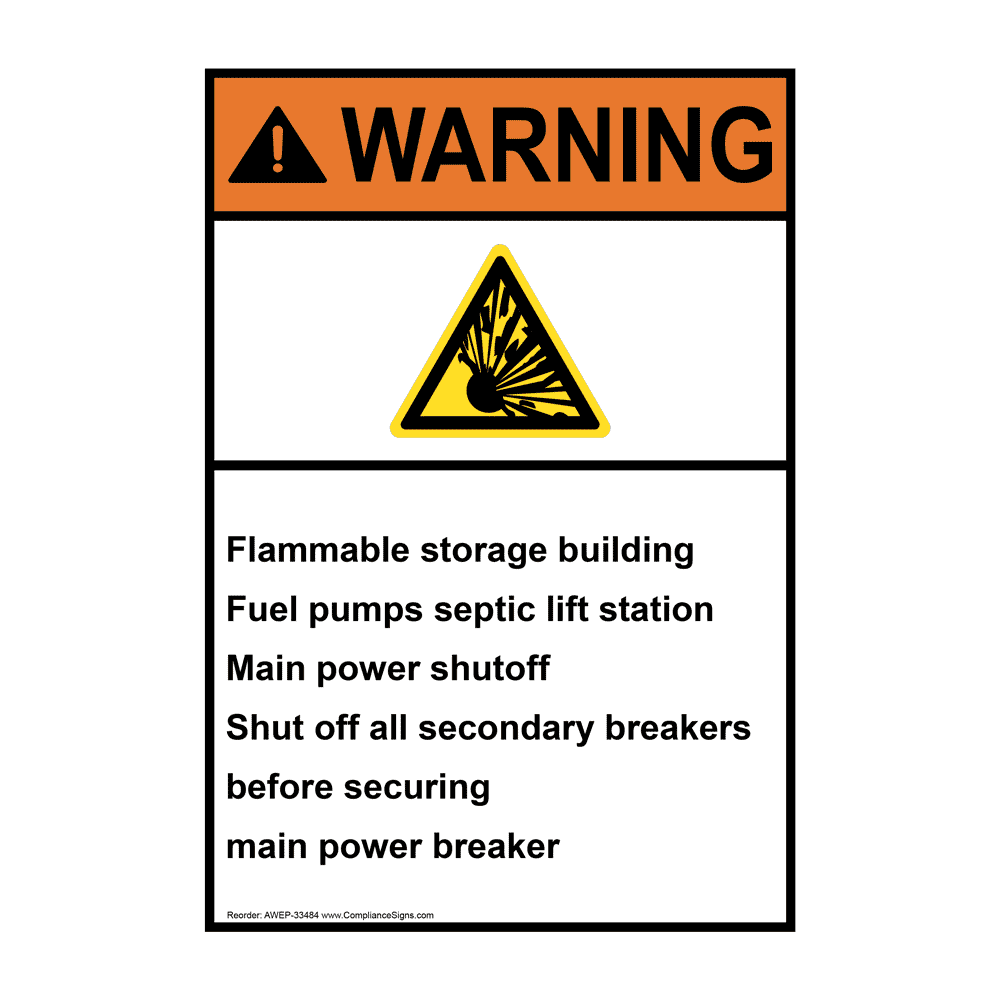 Natural Gas Pipeline Sign