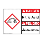 Chemical - Nitric Acid SDS Signs and Labels