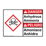 Chemical - Ammonia SDS Signs and Labels