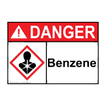 Chemical - Benzene SDS Signs and Labels