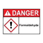 Chemical - Formaldehyde SDS Signs and Labels