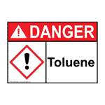 Chemical - Toluene SDS Signs and Labels