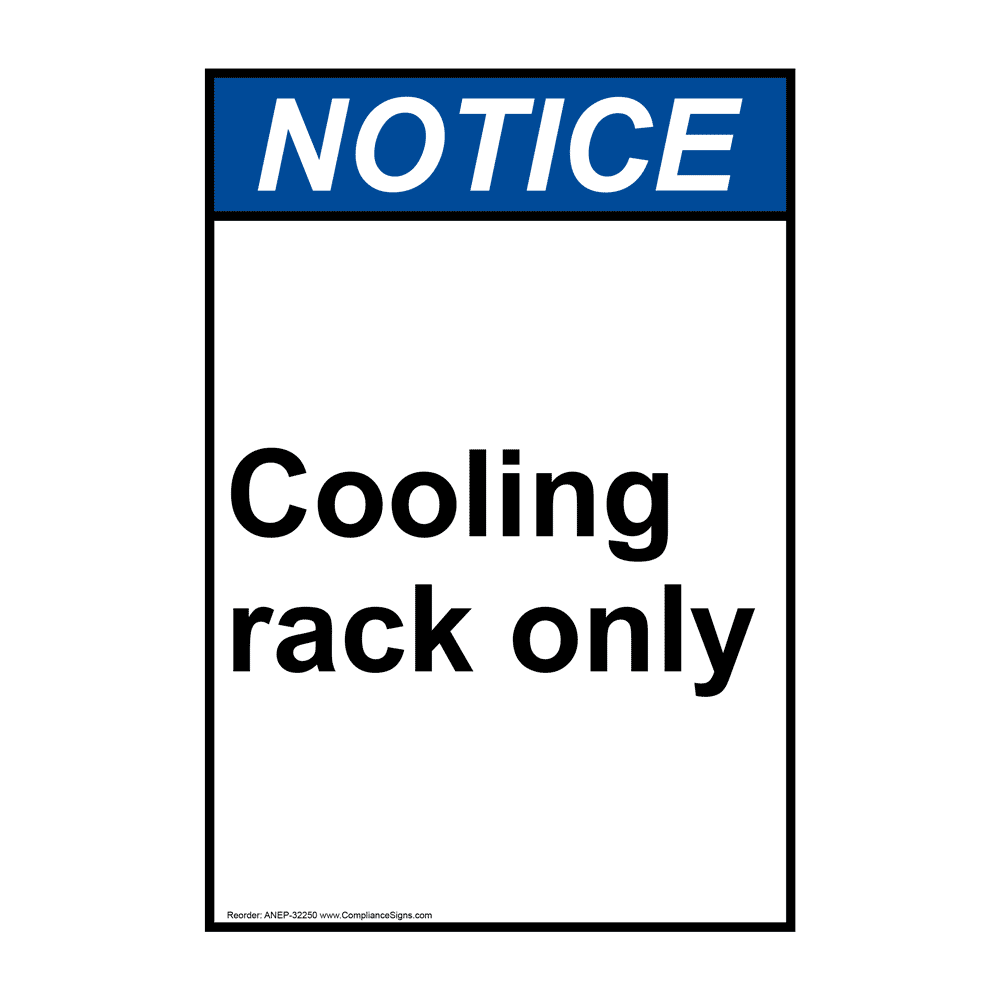 Portrait ANSI Dirty Area Sign ANEP-32256