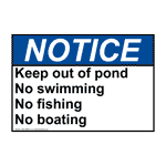 No Trespassing/Security - Keep Off / Out Signs and Labels