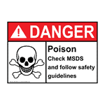 poison symbol Safety Signs from ComplianceSigns.com