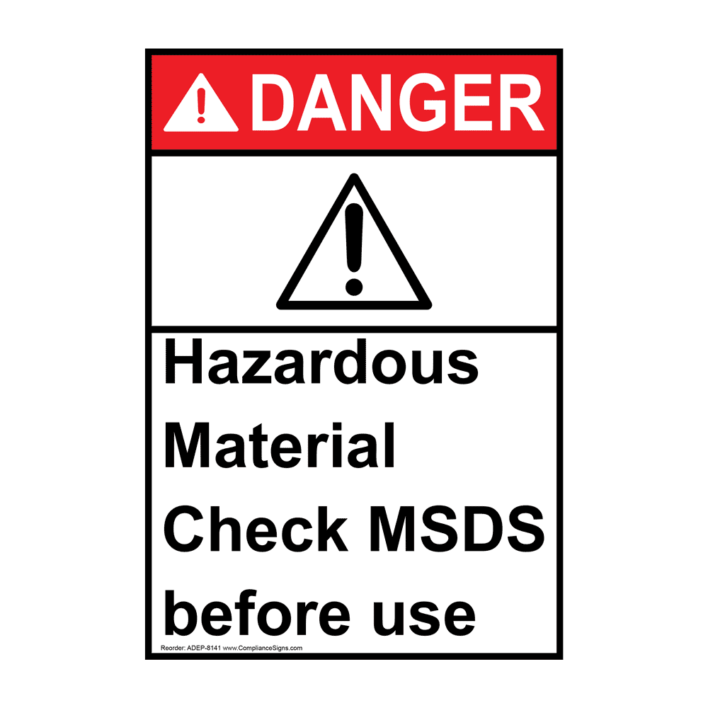 Msds Symbols Chart