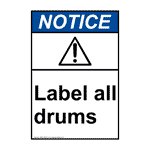 Chemical - MSDS / Right to Know Signs and Labels