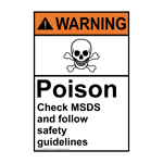 Chemical - MSDS / Right to Know Signs and Labels